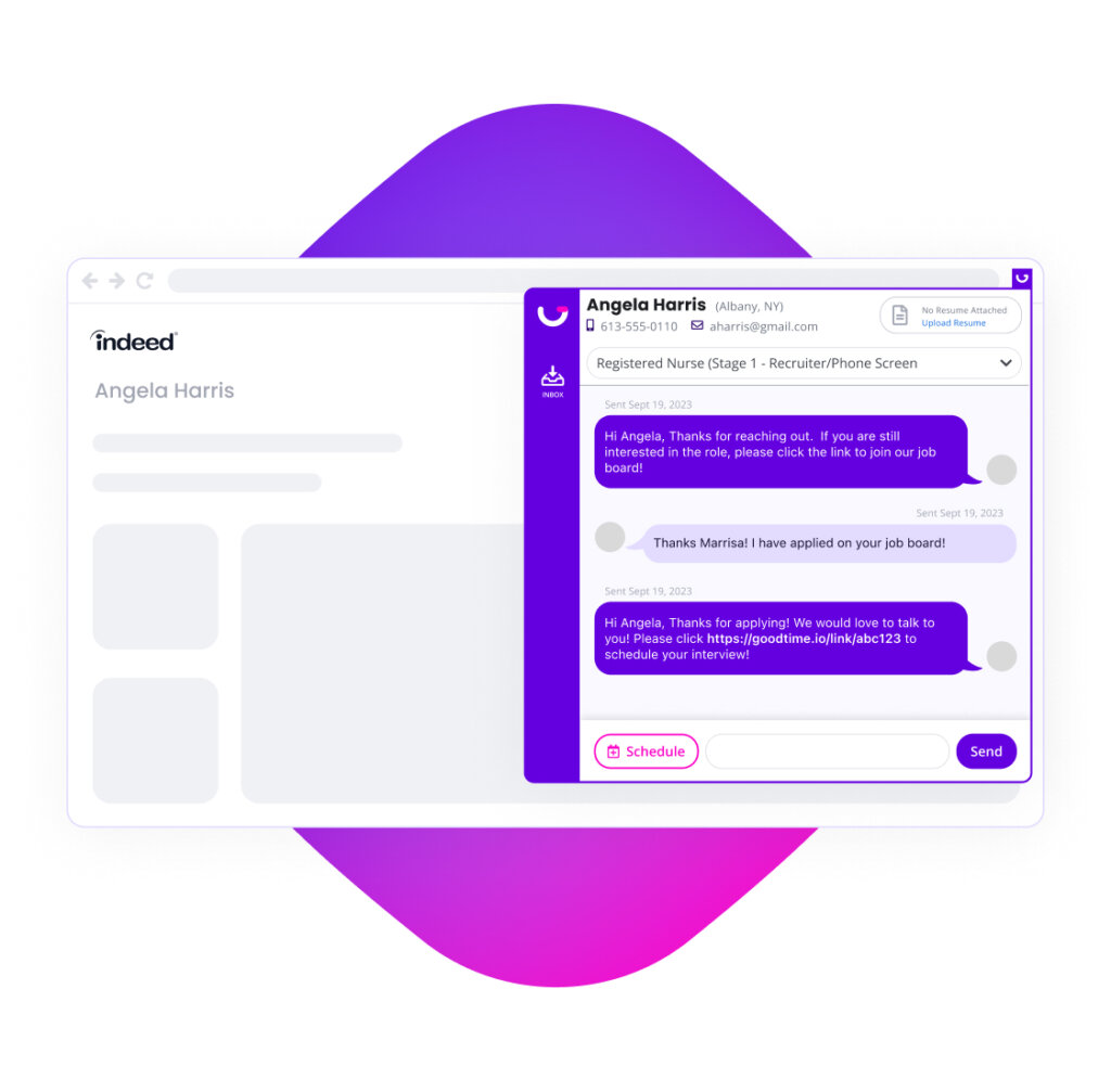 High-Volume Recruiting Software with Texting | GoodTime