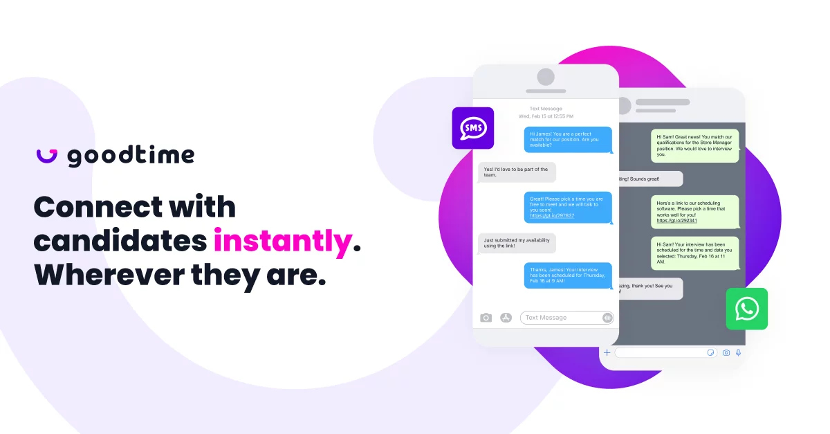 Smart Text Recruiting Software | GoodTime