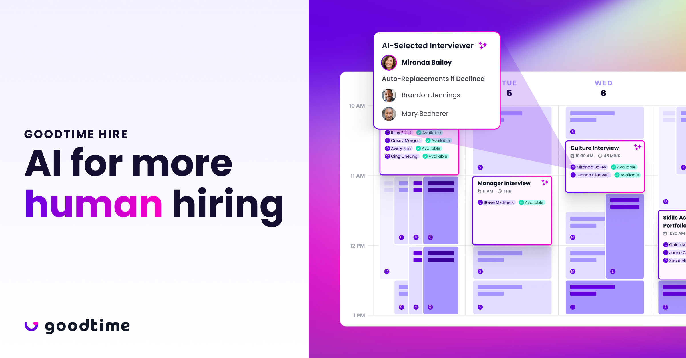 Leading AI-Powered Interview Scheduling Software | GoodTime