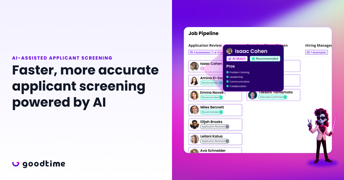 AI-Assisted Candidate Screening Software | GoodTime