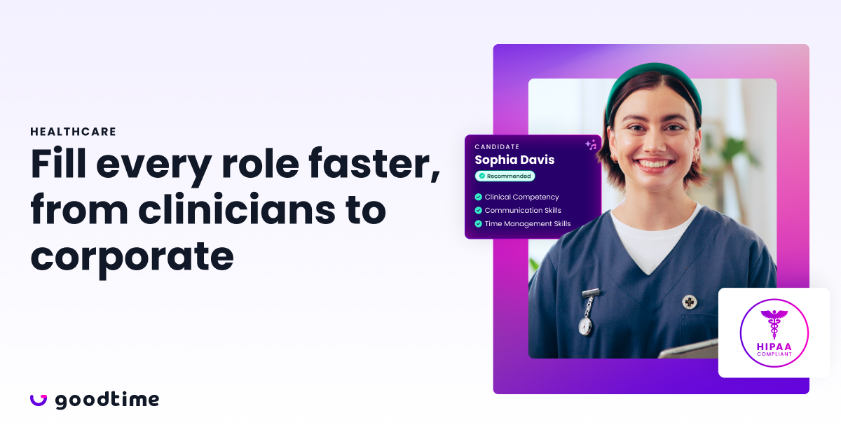Healthcare Recruiting Software | GoodTime