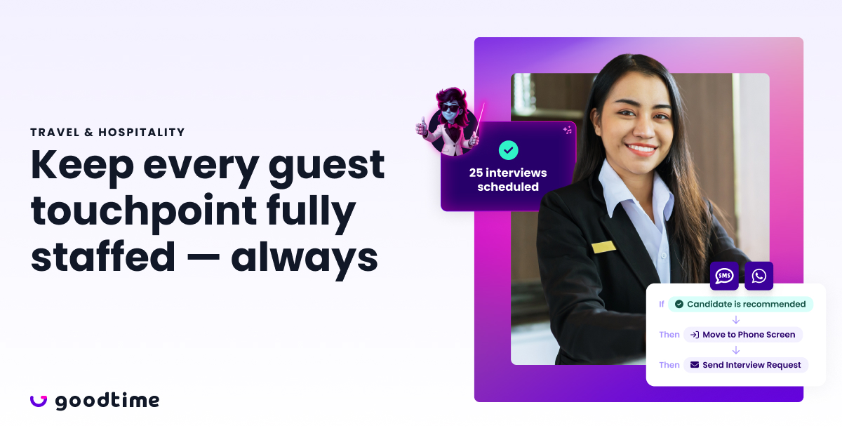 Travel & Hospitality Recruitment Software | GoodTime