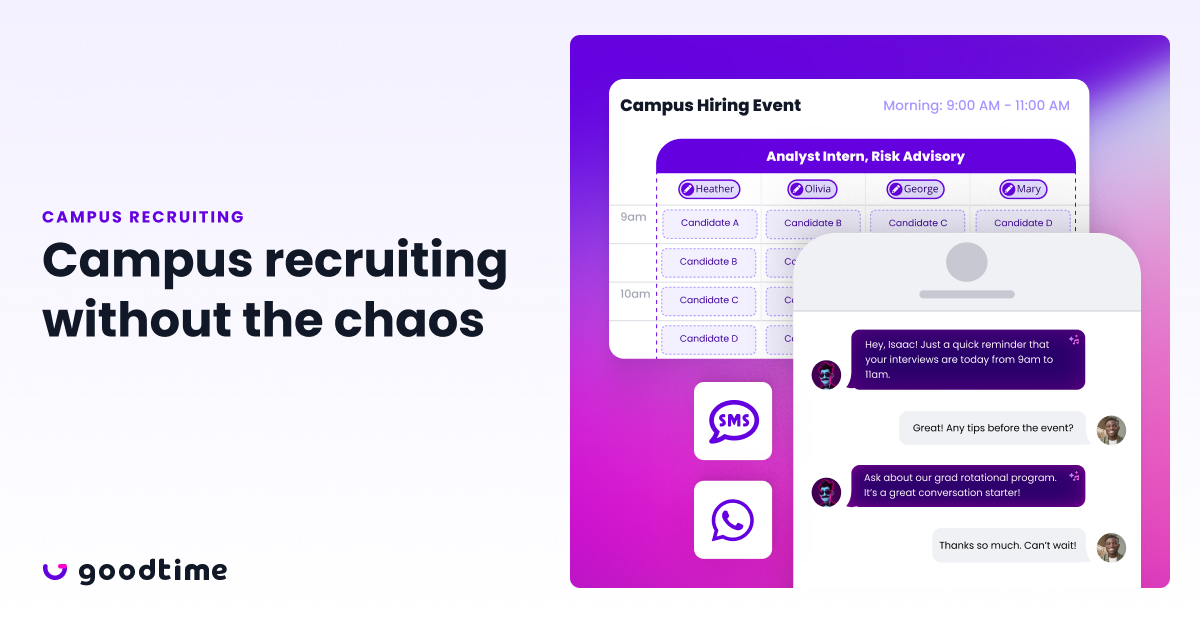 Campus Recruiting Software | GoodTime
